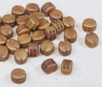 Rigging Blocks for ship models - scale boxwood blocks- swiss pear-2mm ...